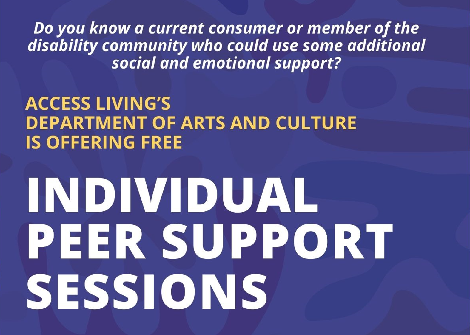 Individualized Peer Support + Art Therapy Sessions Through Access ...